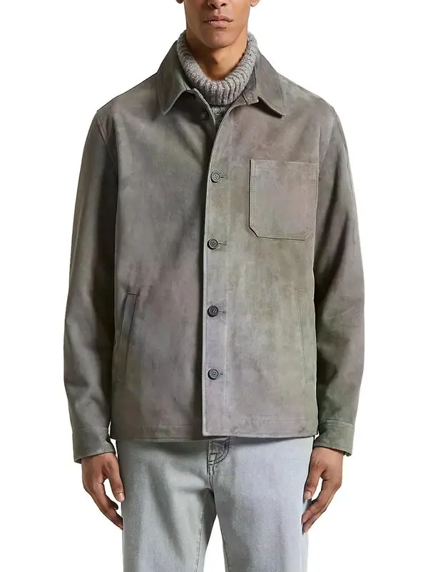 Peserico Button-fastening Patch-pocket Jacket - Grey