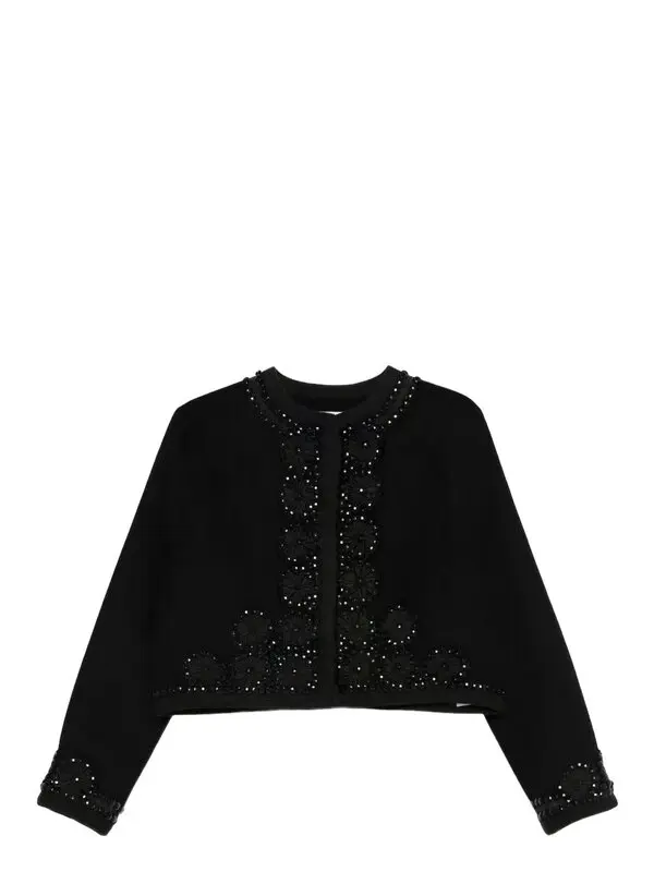 P.a.r.o.s.h Bead-embellished Jacket - Black