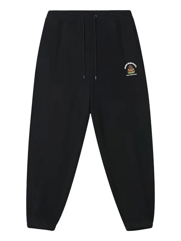 FINGERCROXX Embroidered-logo Sweatpants - Black