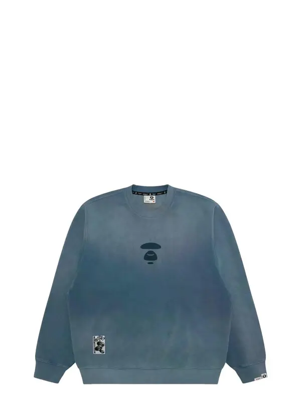 AAPE BY *A BATHING APE Logo-print Sweatshirt - Blue