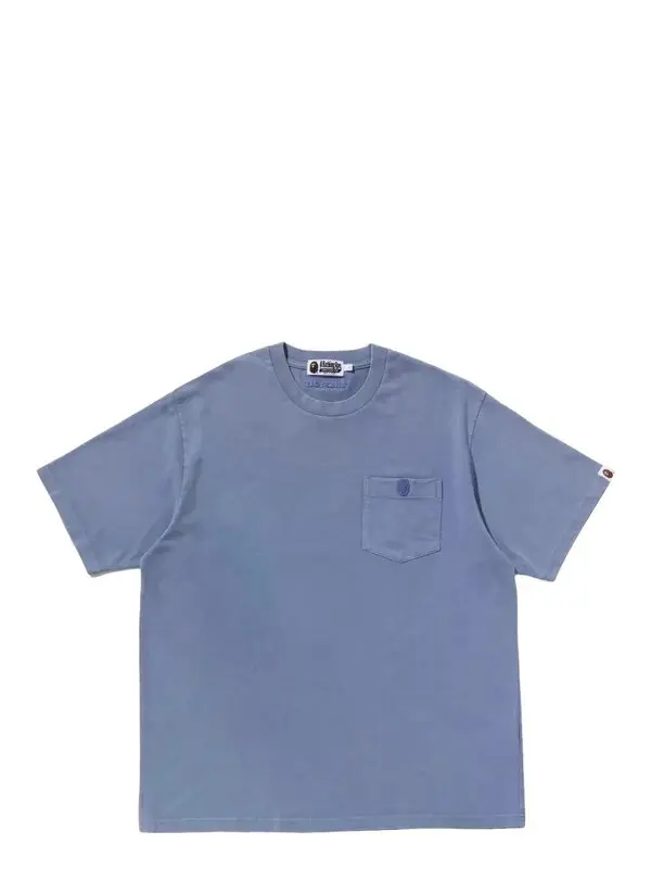 A BATHING APE Pocket-detail Cotton T-shirt - Blue