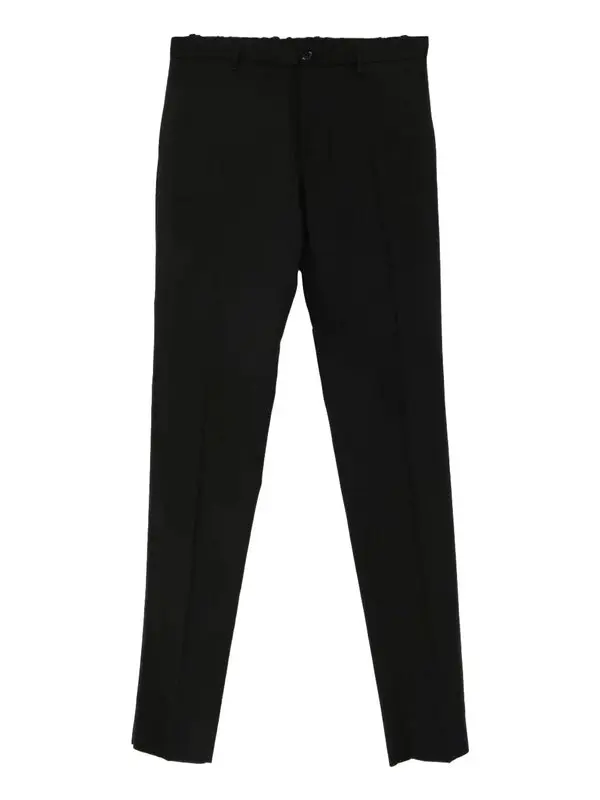 Incotex Elastic-waistband Trousers - Black