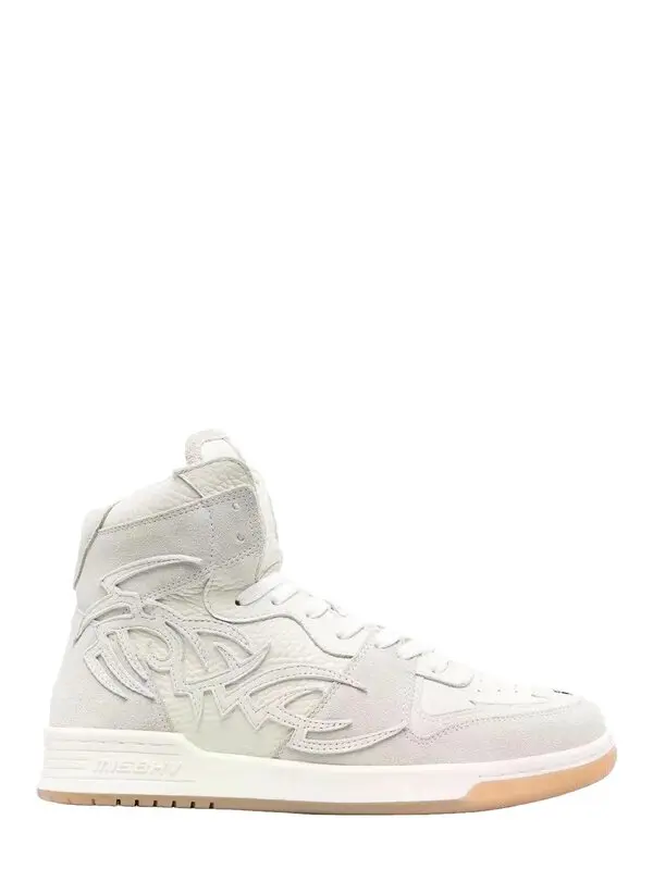 MISBHV Appliqué-logo High-top Sneakers - White