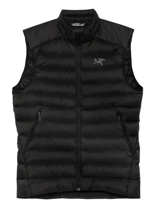 Arc'teryx Logo-embroidered Padded Gilet - Black
