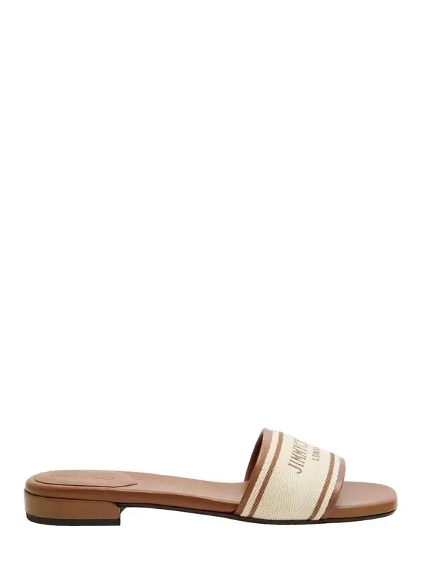 JIMMY CHOO Joa Leather Sandals - Brown