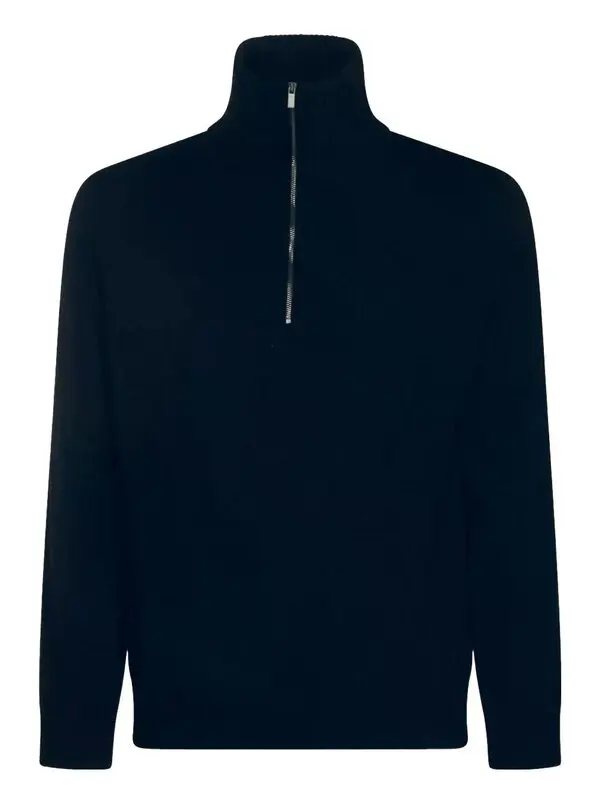 Altea High-neck Half-zip Sweater - Blue