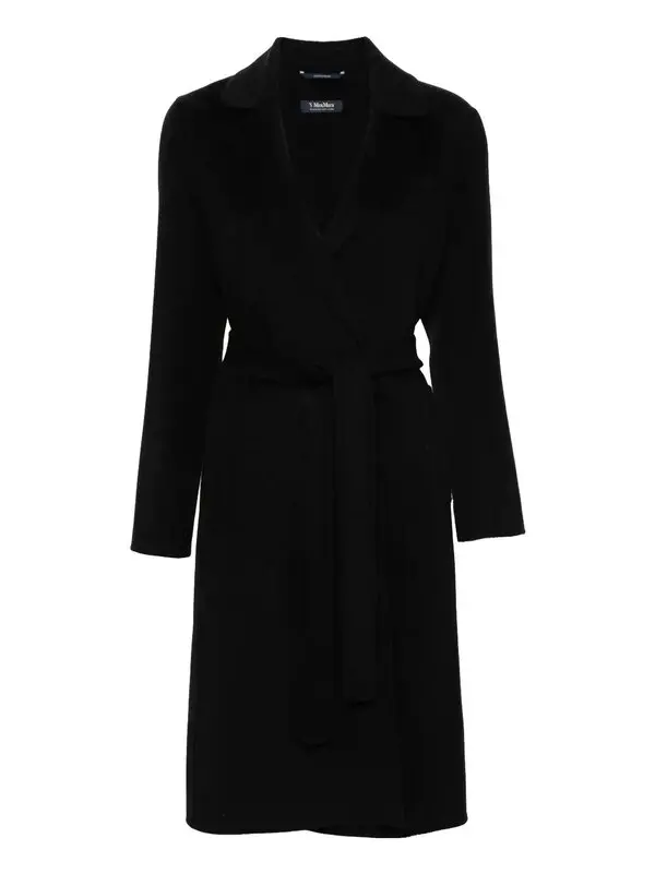 Max Mara Pauline Wool Coat - Black