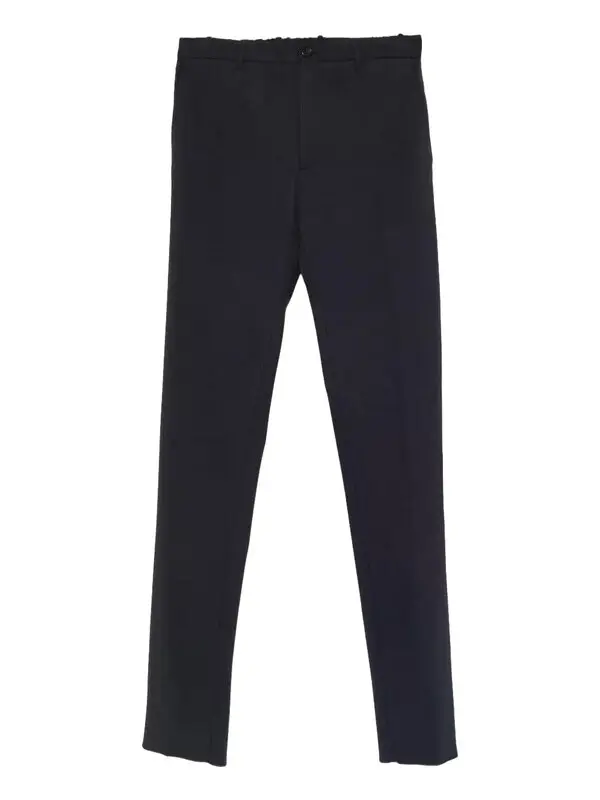 Incotex Elastic-waistband Trousers - Blue