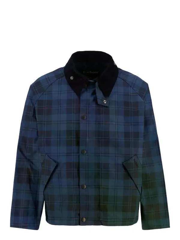 Barbour Check Windbreaker - Blue