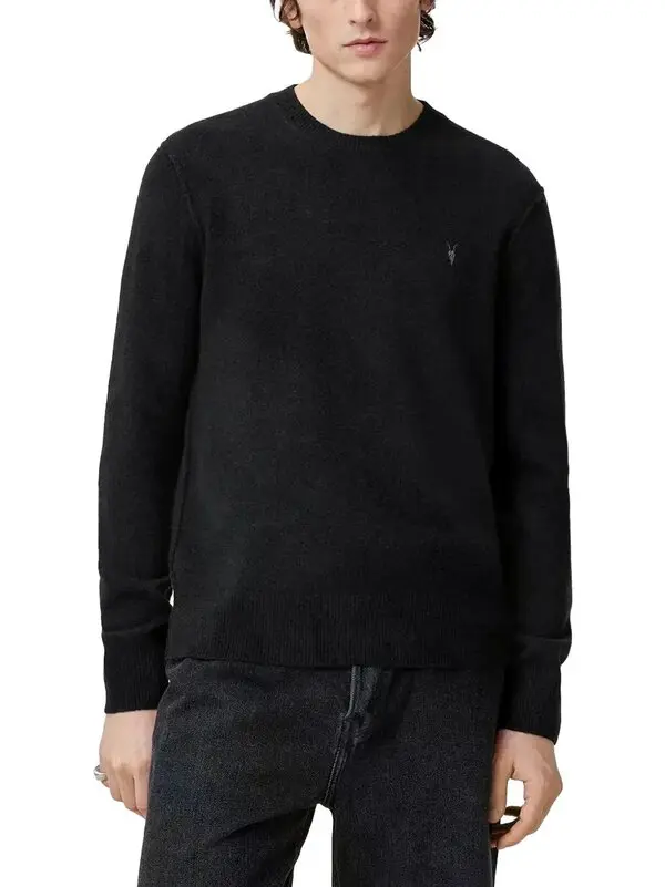 ALLSAINTS Logo-embroidered Jumper - Black