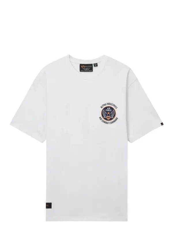 Alpha Industries Air Force-patch T-shirt - White