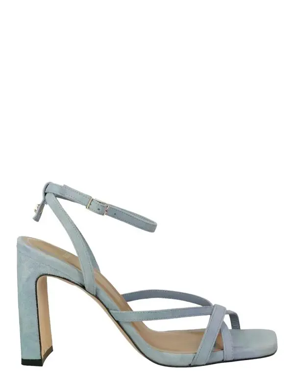 BOSS 100mm Crossover-strap Sandals - Blue