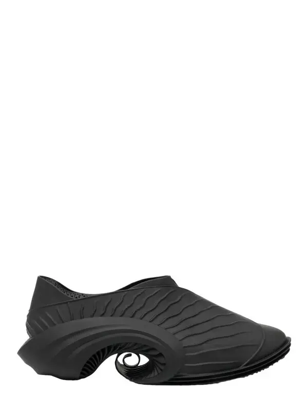 ALIVEFORM Spiralis Slip-on Trainers - Black