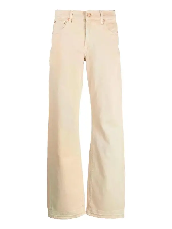 7 For All Mankind Straight-leg Jeans - Neutrals