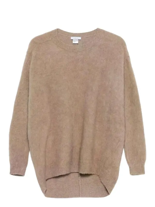 Avant Toi Brushed Cashmere Sweater - Neutrals