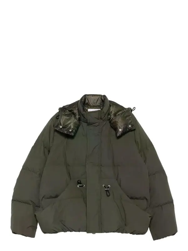 Sacai Hooded Puffer Jacket - Green