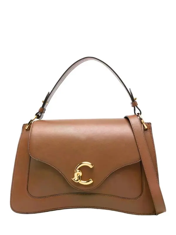 COCCINELLE Logo-plaque Shoulder Bag - Brown