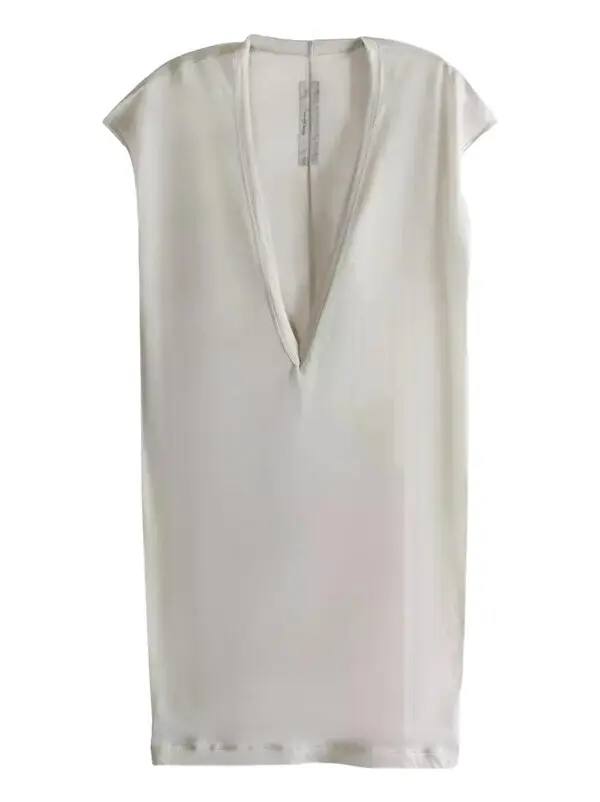 Rick Owens Plunge-neck Sleeveless Top - White