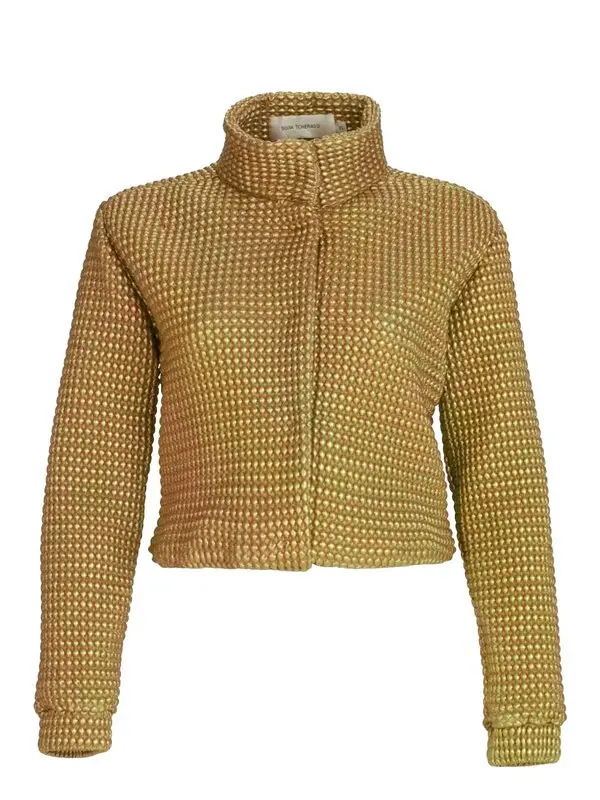 Silvia Tcherassi Zalta Cropped Jacket - Neutrals