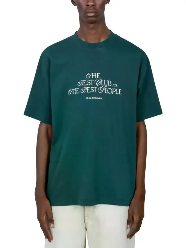 Drole De Monsieur The Best Club T-shirt - Green