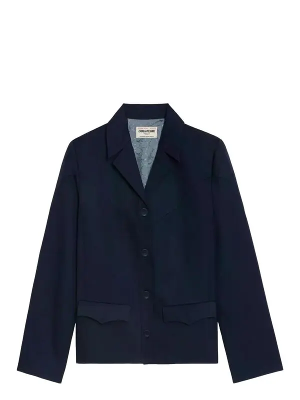 Zadig&Voltaire Button-fastening Blazer - Blue