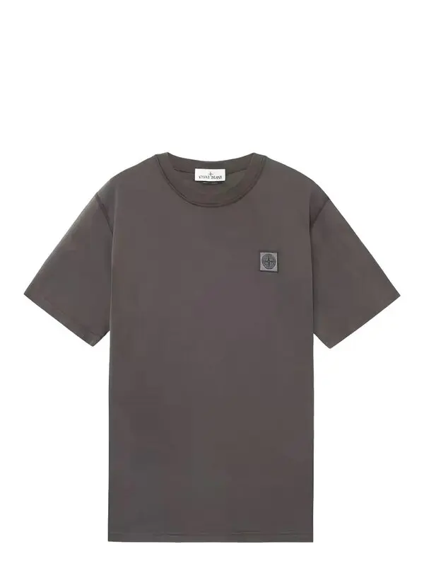 Stone Island Logo-patch T-shirt - Grey