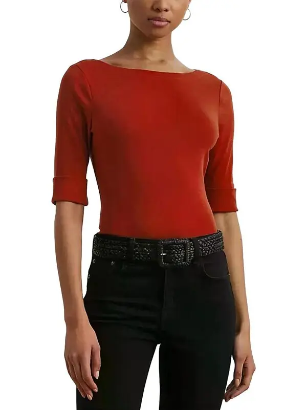Ralph Lauren Boatneck Top - Red