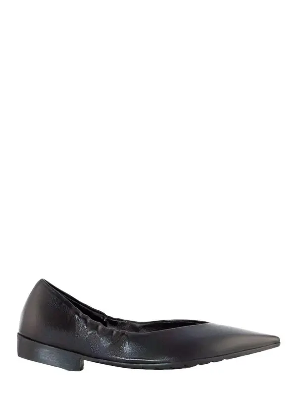 MARA BINI Leather Ballet Flats - Black