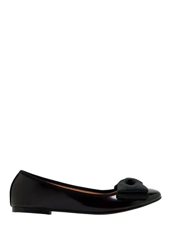 HOUSE OF BALLERINAS Eugenie Ballerina Flats - Black