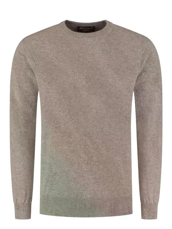 DORIANI Crew-neck Knitted Sweater - Neutrals