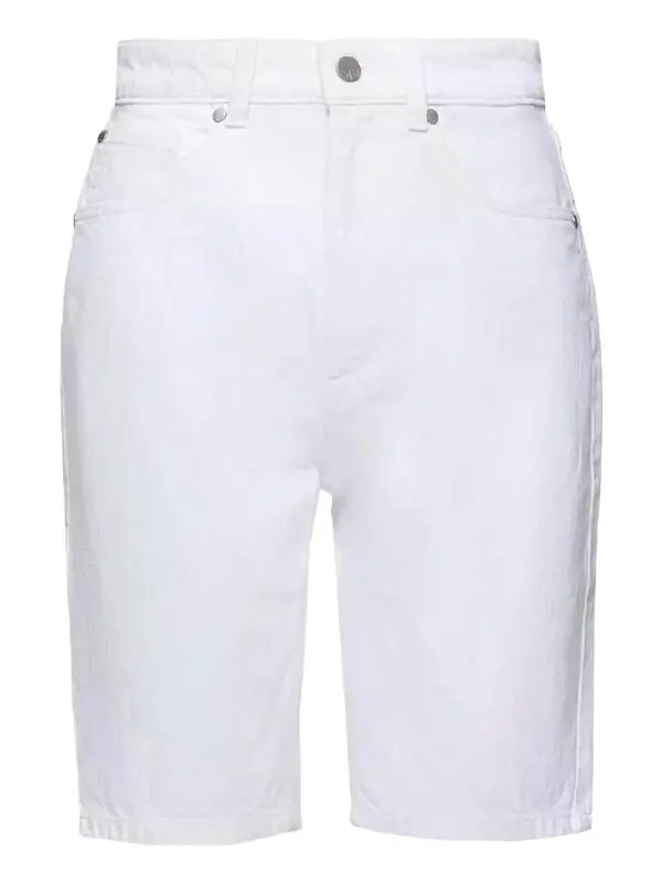 NO44 Logo-patch Shorts - White