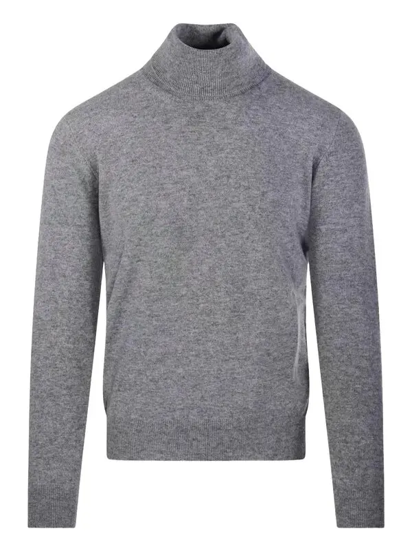 Altea Roll-neck Wool Sweater - Grey