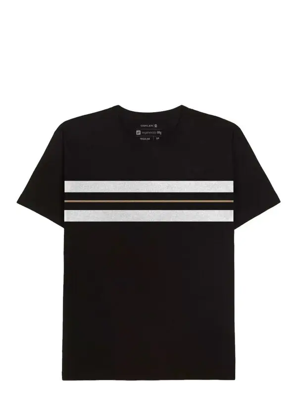OSKLEN Striped T-shirt - Black