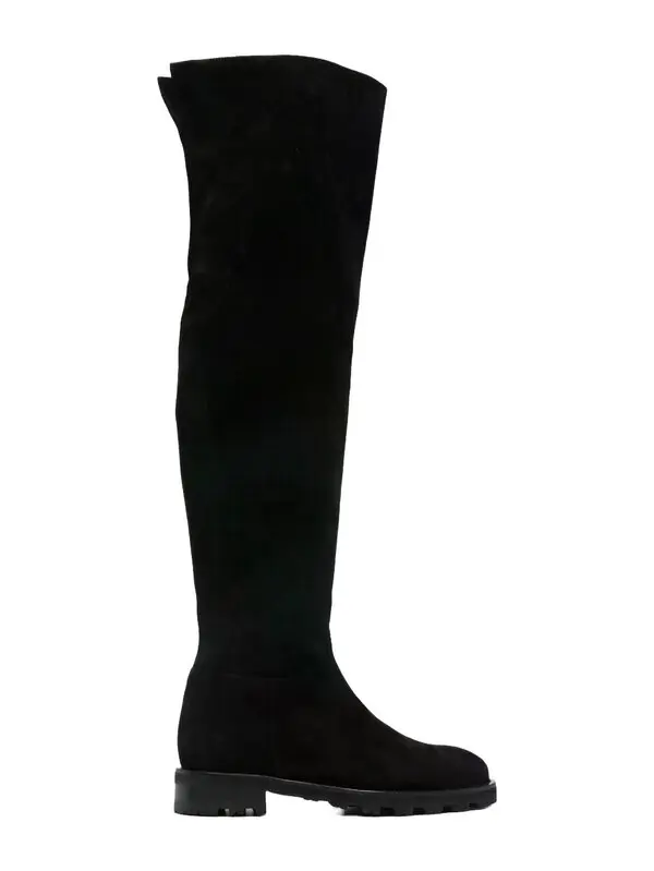 Roberto Festa Leather Over-the-knee Boots - Black