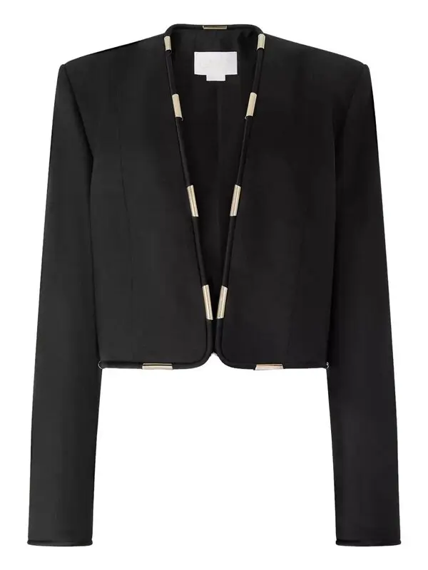 GENNY Cropped Jacket - Black