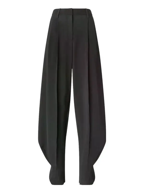 GENNY Pleated Trousers - Black