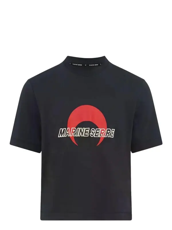 MARINE SERRE Logo T-shirt - Black