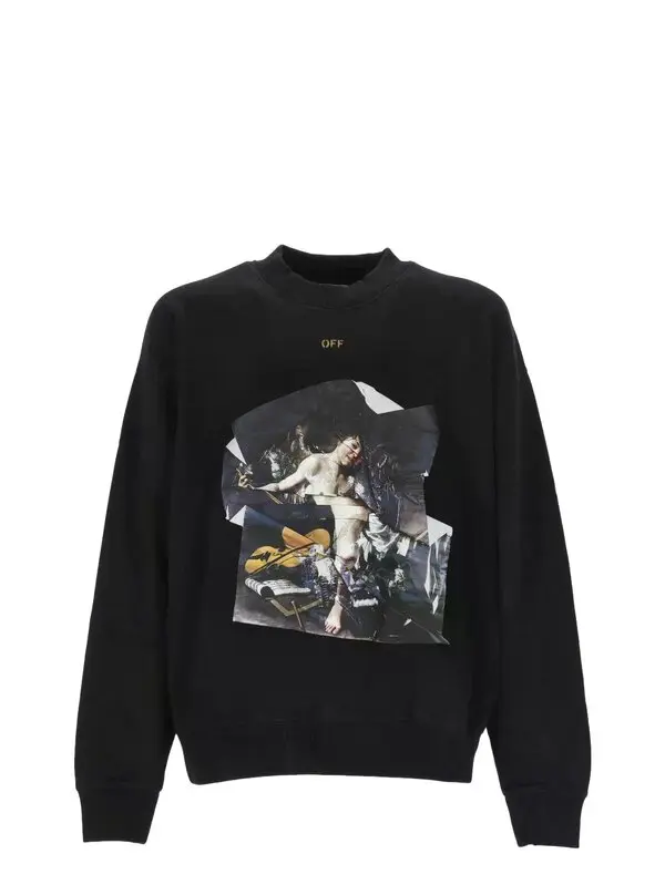 Off-White Artwork-print Sweatshirt - Black