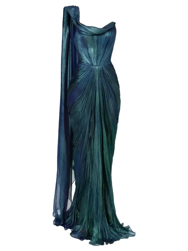 IRIS SERBAN Elem Gown - Blue