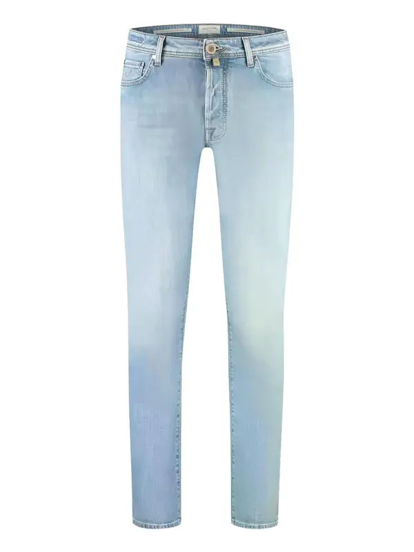 Jacob Cohen Logo-patch Jeans - Blue