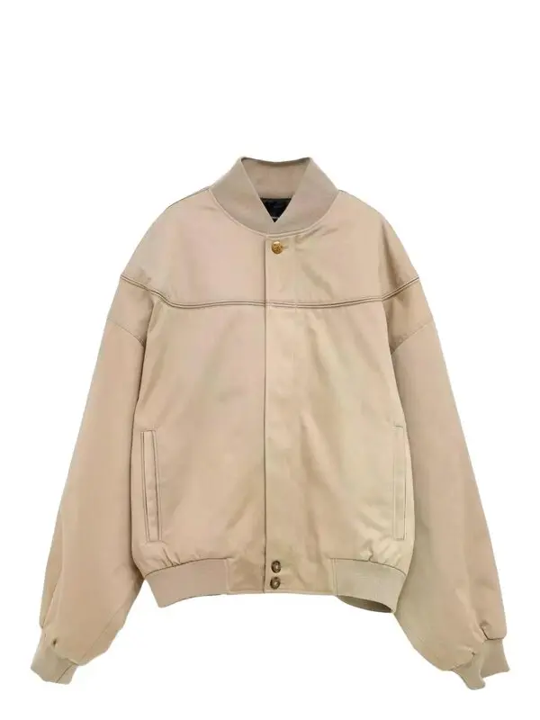 WILLY CHAVARRIA Paneled Bomber Jacket - Neutrals