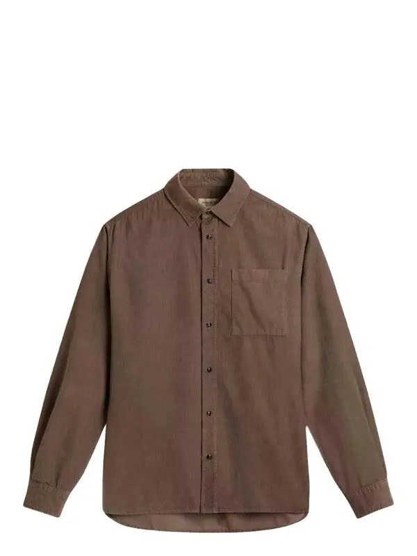 Woolrich Corduroy Cotton Shirt - Brown