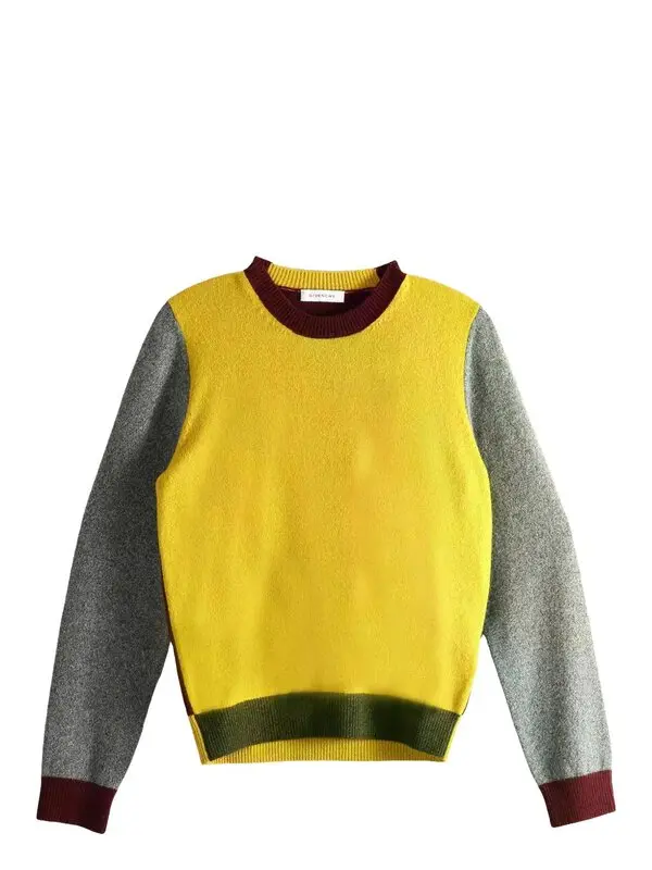 Givenchy Colour-block Wool Sweater - Yellow