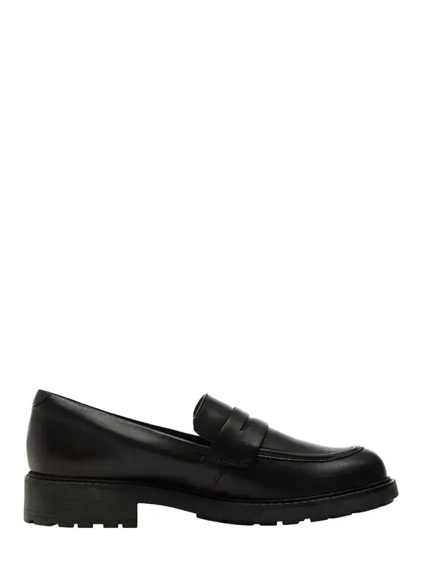 Clarks Orinoco 2 Leather Loafers - Black