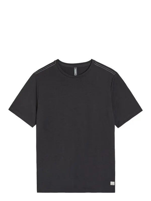 Vuori Current Tech Stretch-jersey T-shirt - Black