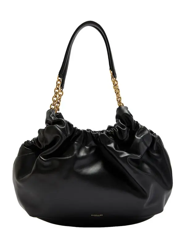 DEMELLIER Miami Midi Leather Tote - Black