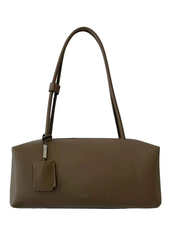 Max Mara Leather Top-handle Shoulder Bag - Brown