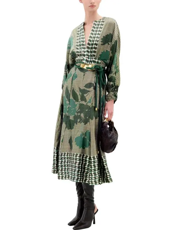 Silvia Tcherassi Lizzy Printed Blouse - Green