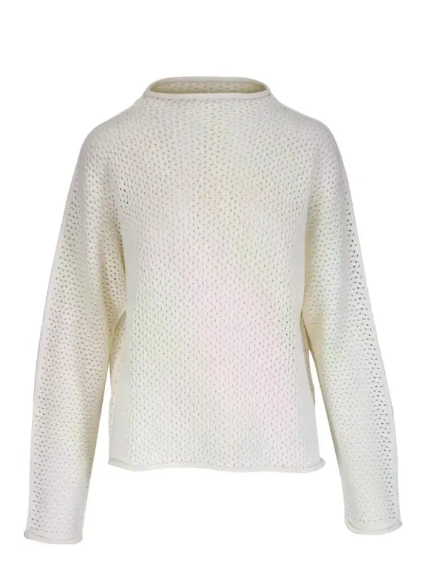 Frank & Eileen Open-knit Sweater - Neutrals