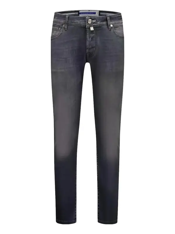 Jacob Cohen Faded Slim-fit Jeans - Black